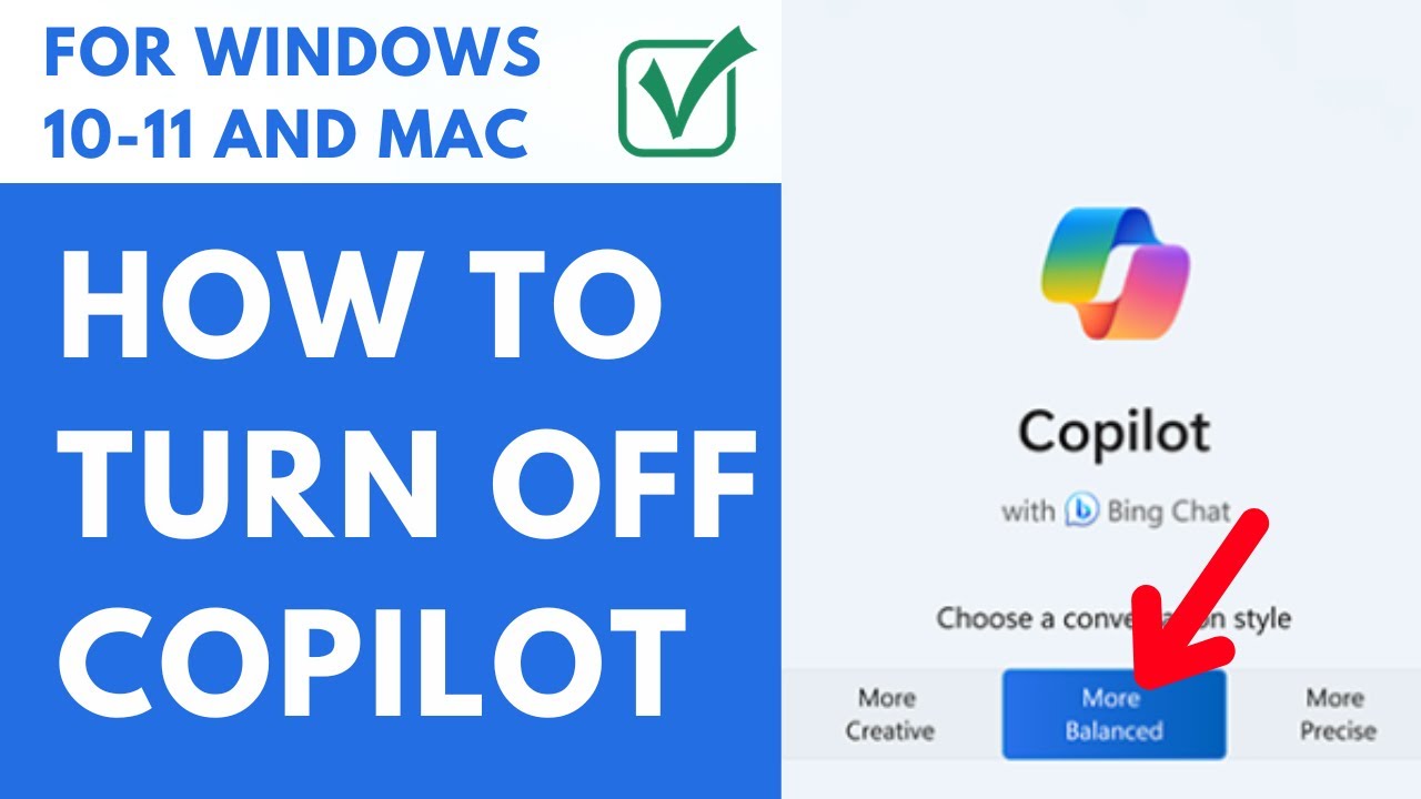 How to Turn Off Copilot Windows 10/11 – MAC ⏬👇 - YouTube