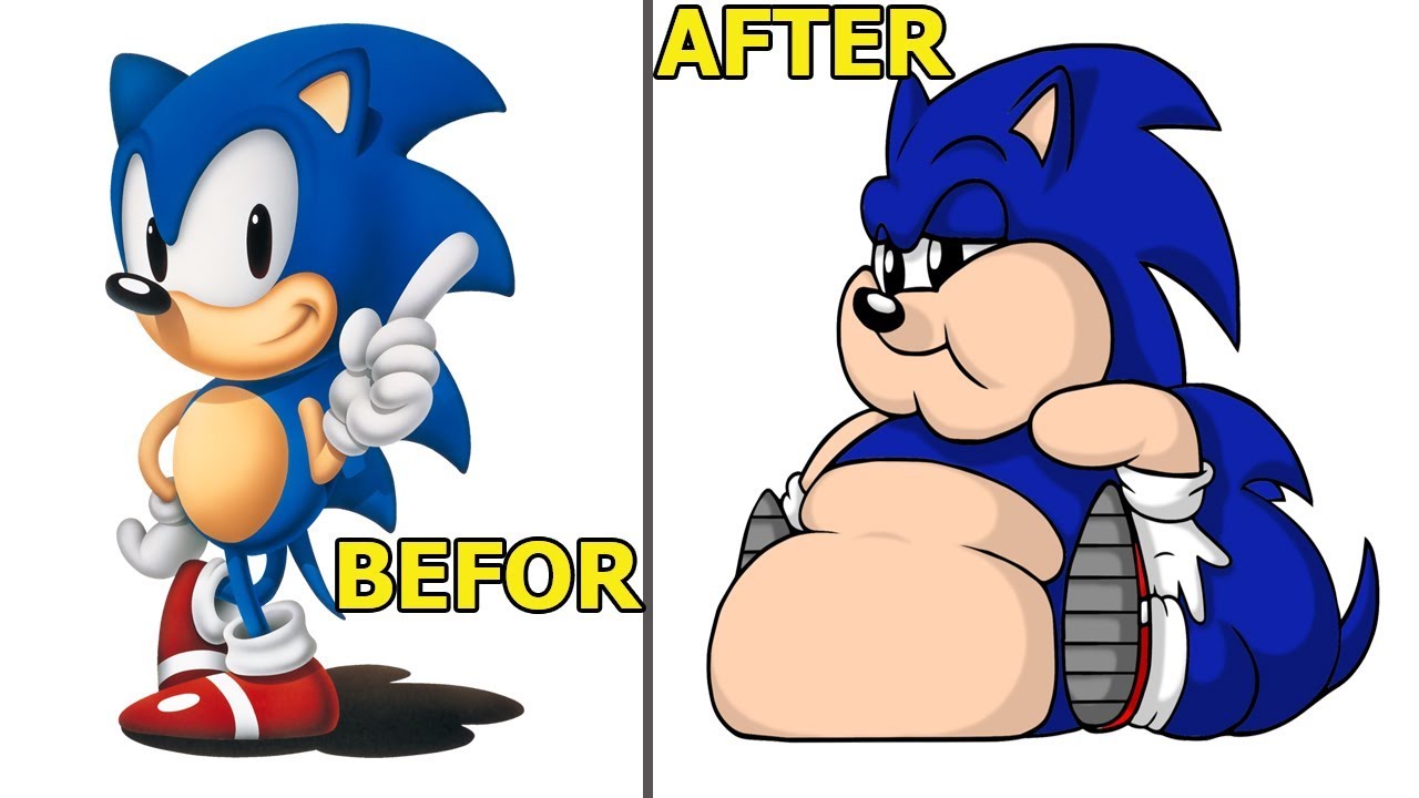 SONIC As FAT - SONIC in REAL LIFE - SONIC As Monsters - SONIC as Funny ...