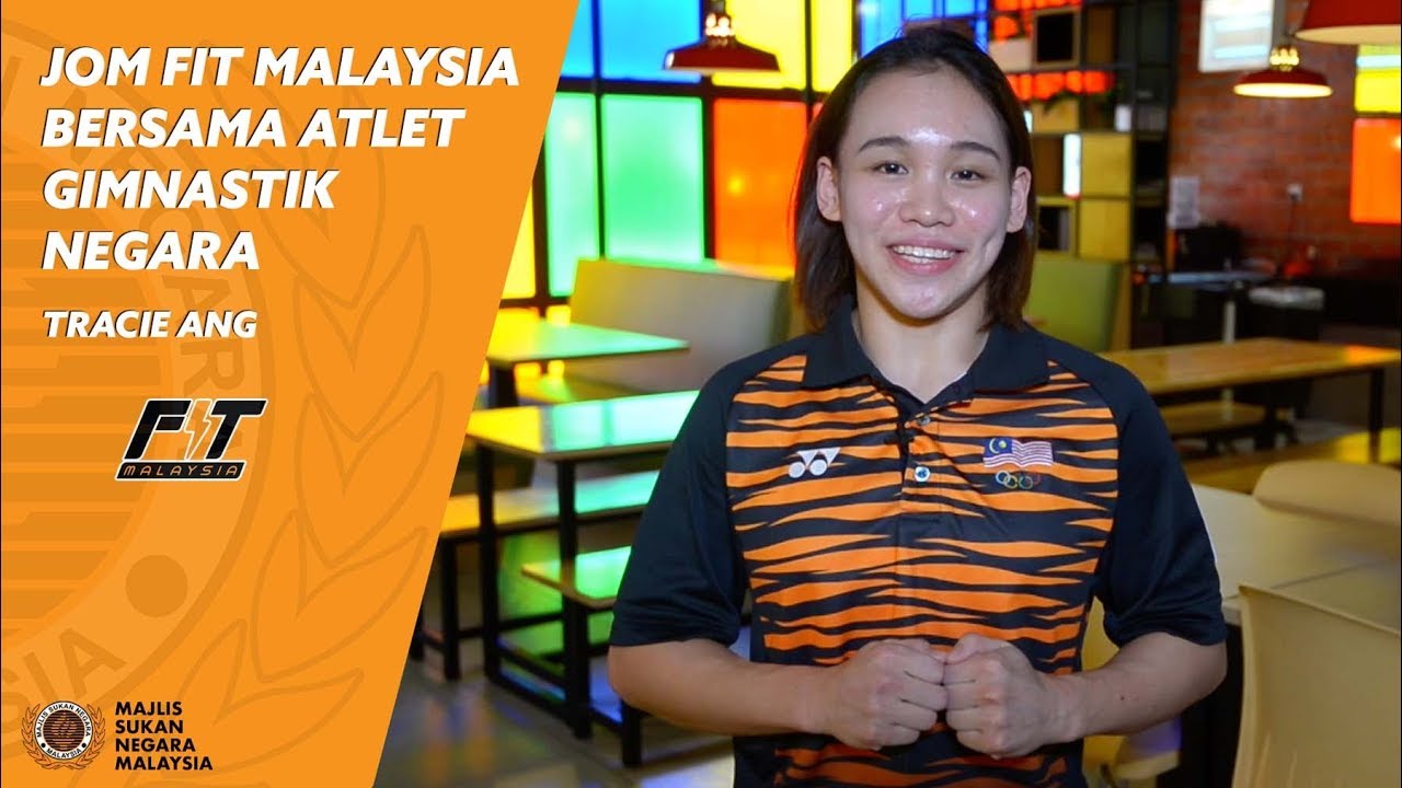 Jom Fit Malaysia bersama Atlet Gimnastik Negara - Tracie Ang - YouTube