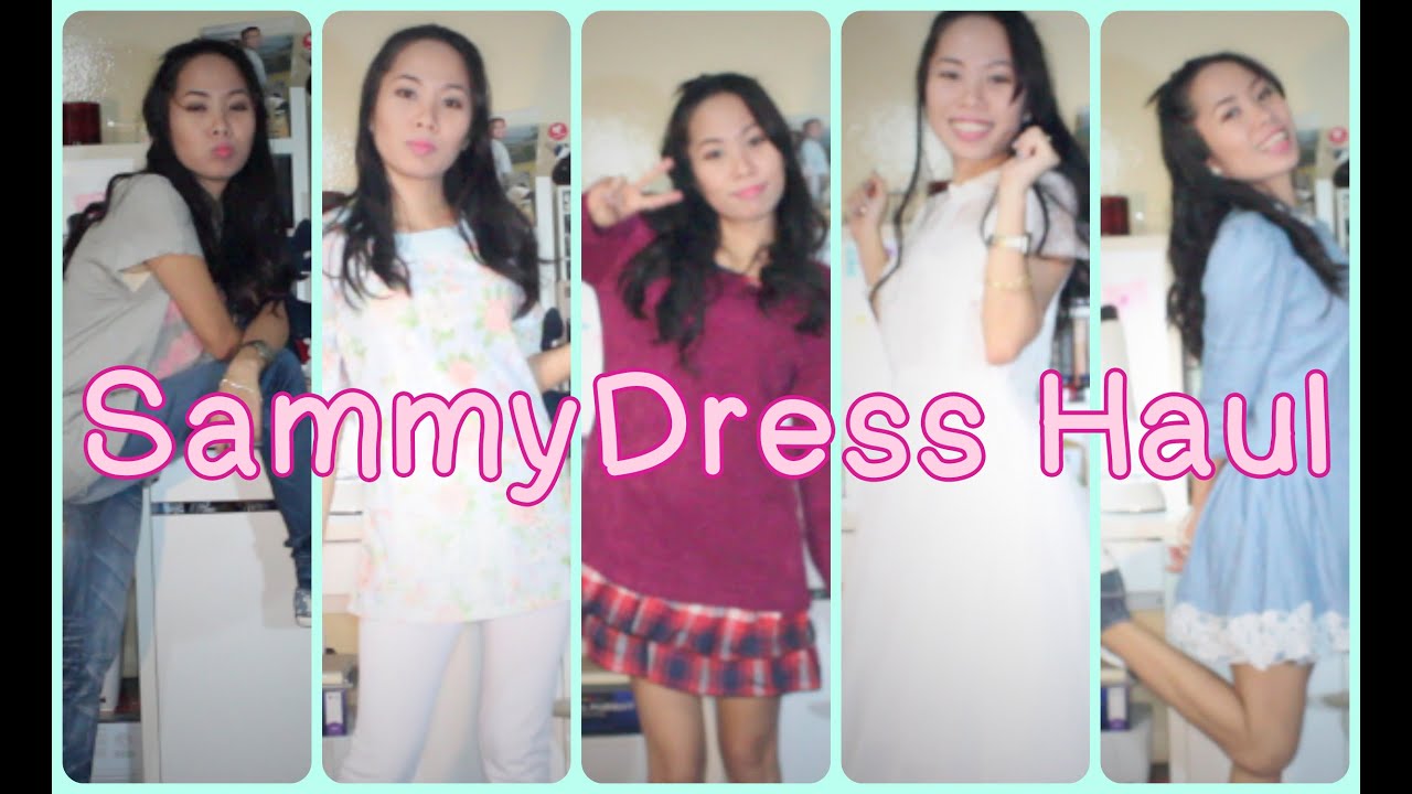 SammyDress haul | review | try on | experience - YouTube