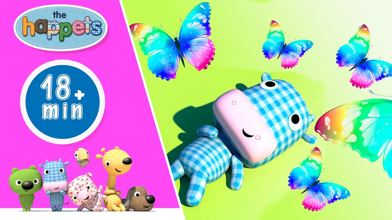 The Happets 🦋🦋🦋 | The Butterfly | Mix Episode 2-6-3 | 🦋🦋🦋 Cartoons For ...