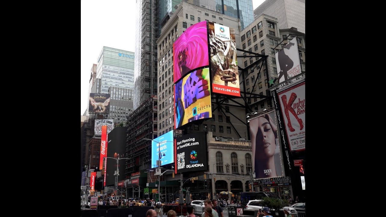 Oklahoma Museums Times Square Billboard | TravelOK - YouTube