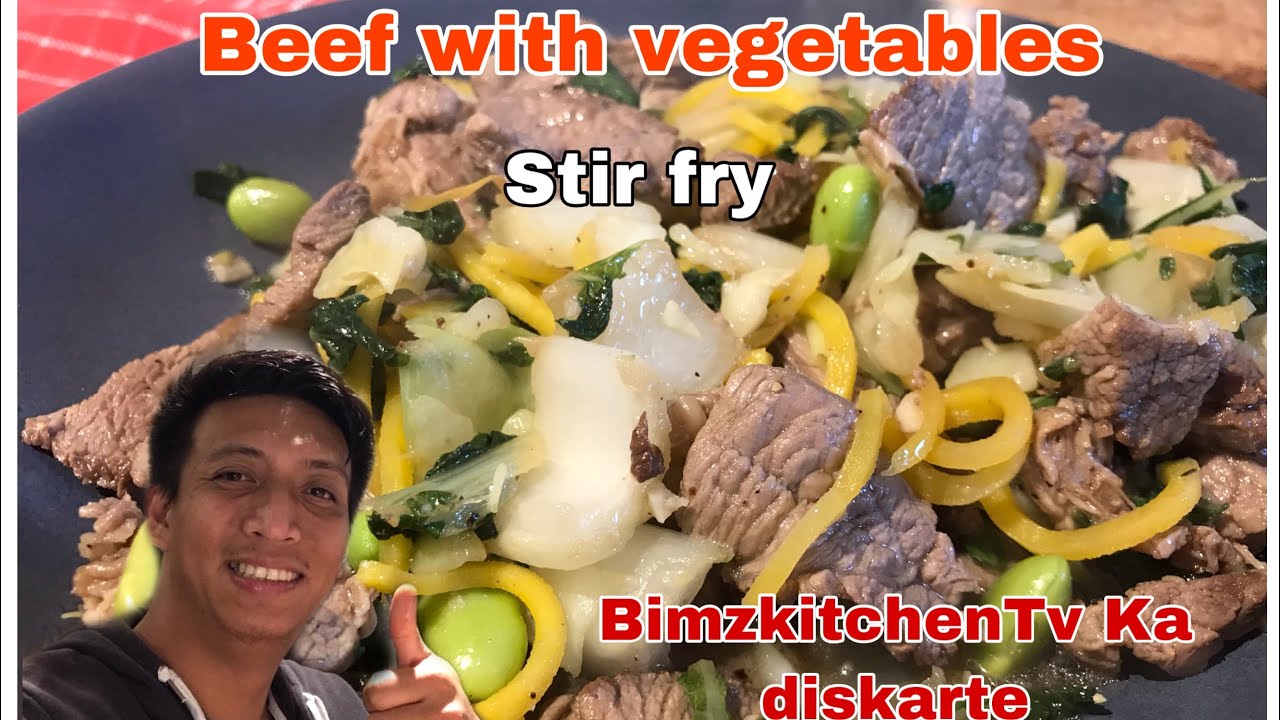 Paano mag luto ng stir fry beef with vegetables - YouTube