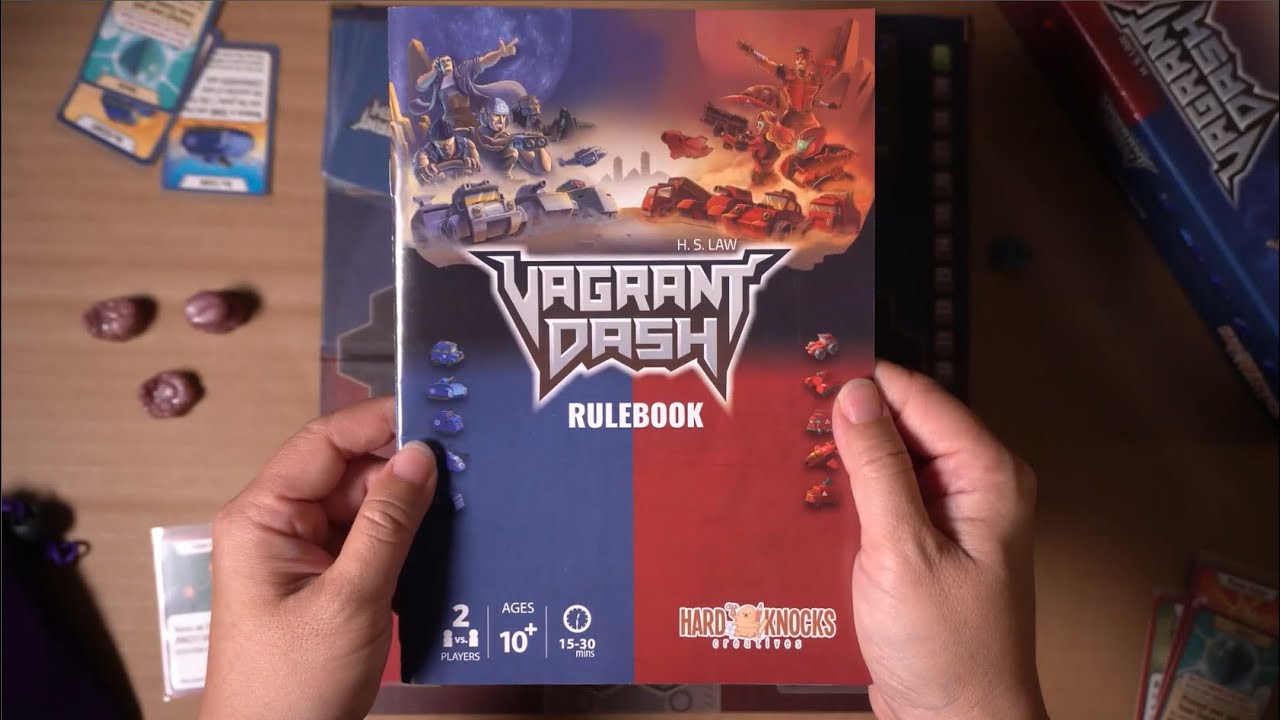 Vagrant Dash (2018) by Law Hwa Siang | Rulebook Runthrough | Malaysian ...