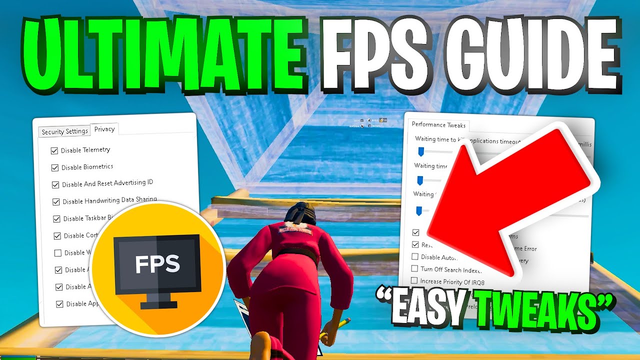 The Best TWEAKS You NEED To Use in Fortnite! (HUGE FPS BOOST) - YouTube