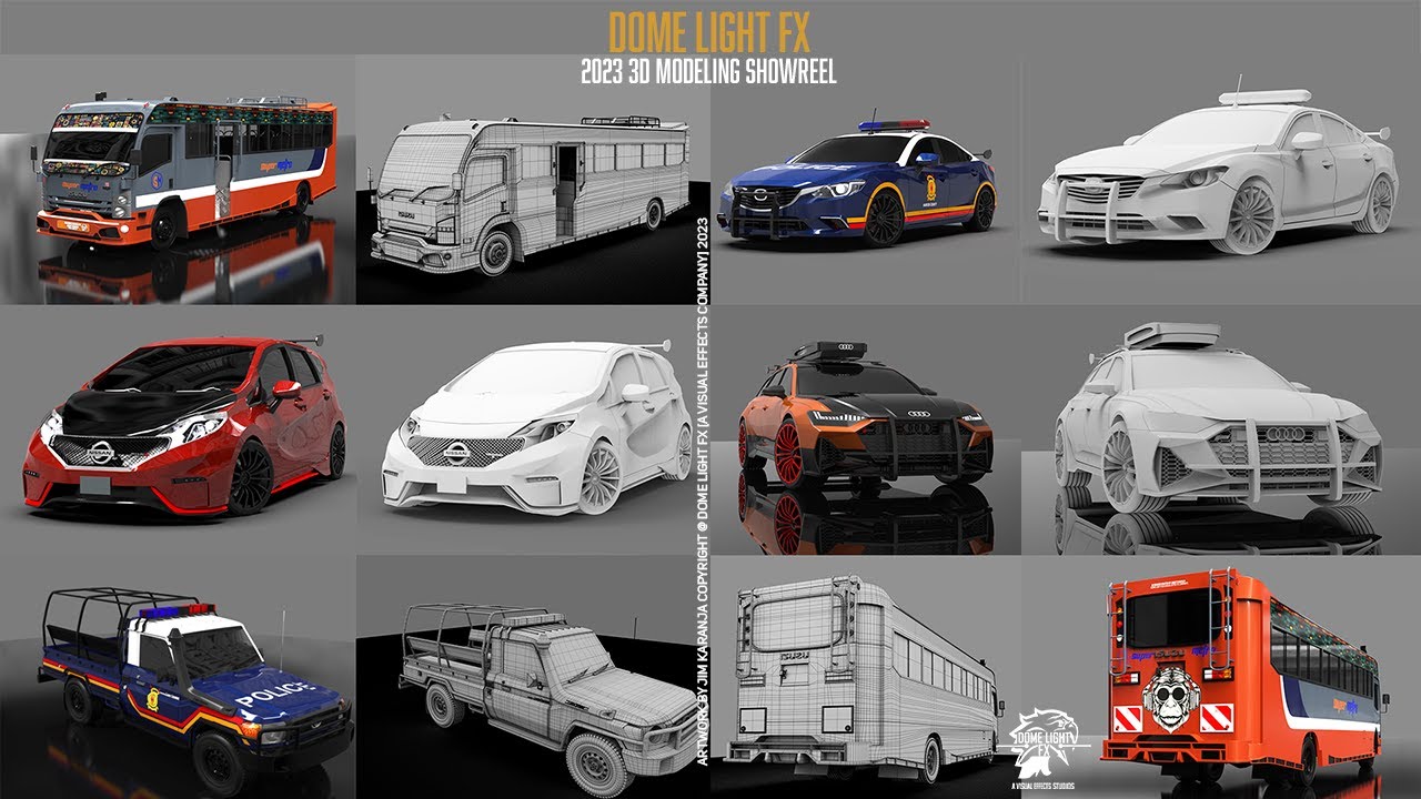 2023 3D Modeling Showreel - YouTube