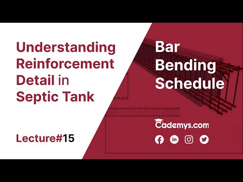Bar Bending Schedule || Understanding Reinforcement Detail In Septic ...
