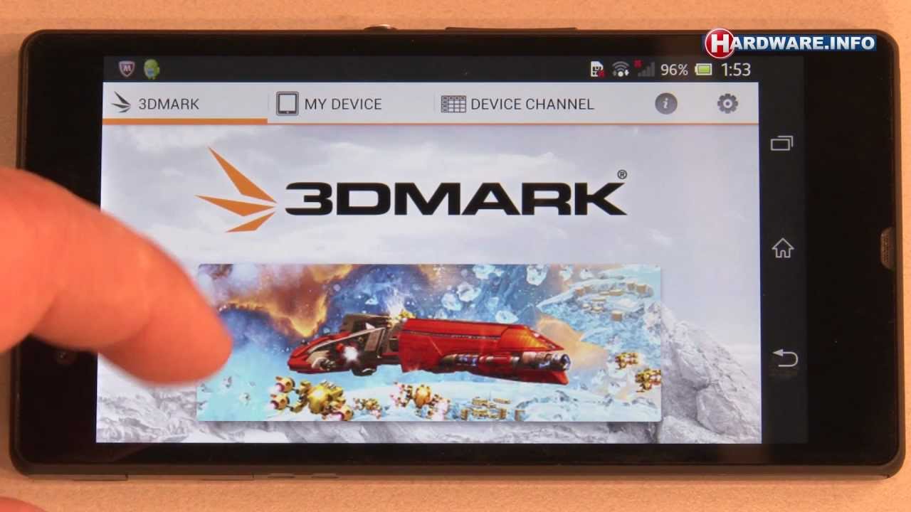 3DMark for Android - Full Ice Storm run on Sony Xperia Z - YouTube