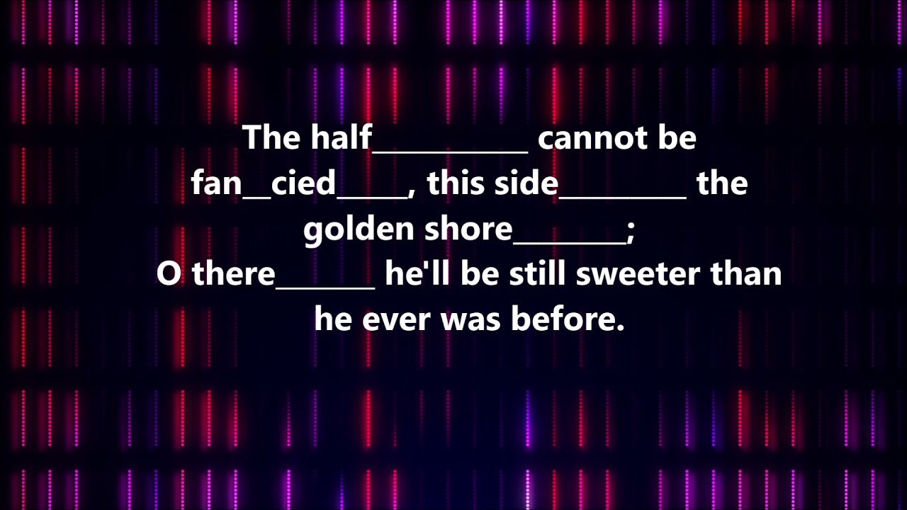 Still Sweeter Every Day - YouTube