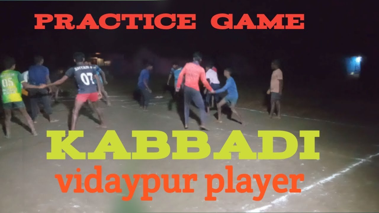 kabbadi कबड्डी ll practice ground vidaypur ll dindori - YouTube
