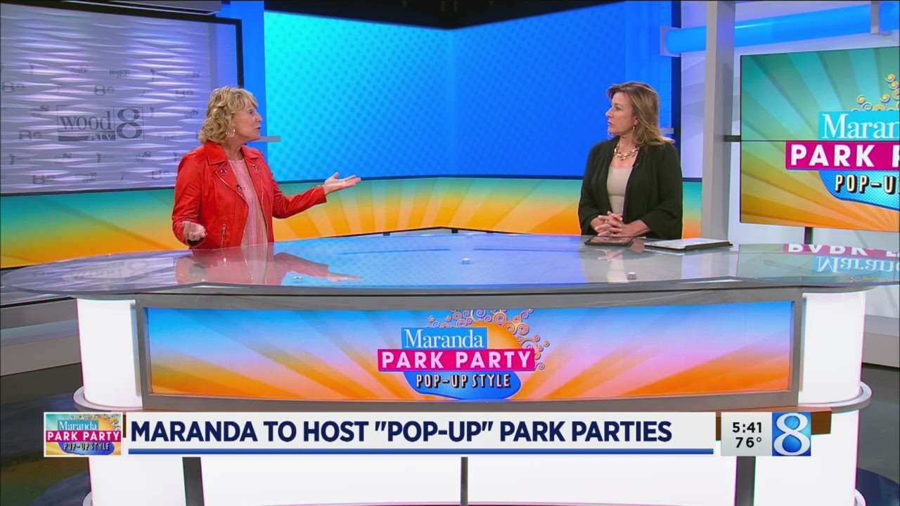 Maranda hosting pop-up park parties this summer - YouTube