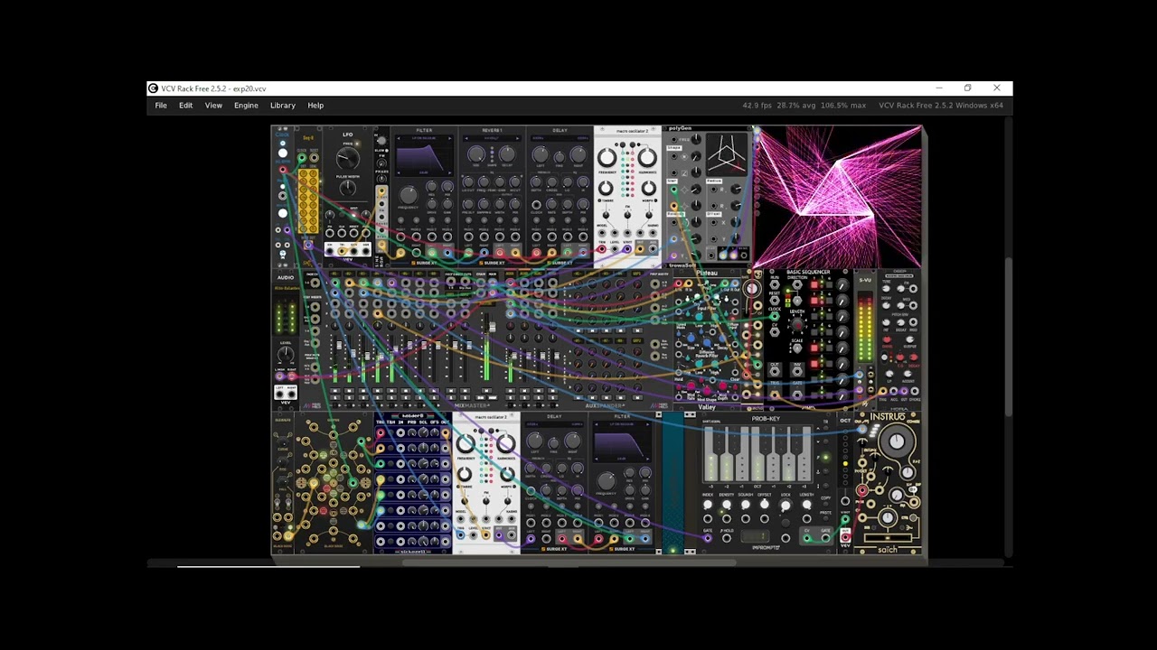VCV Rack - Experiment 20 - YouTube