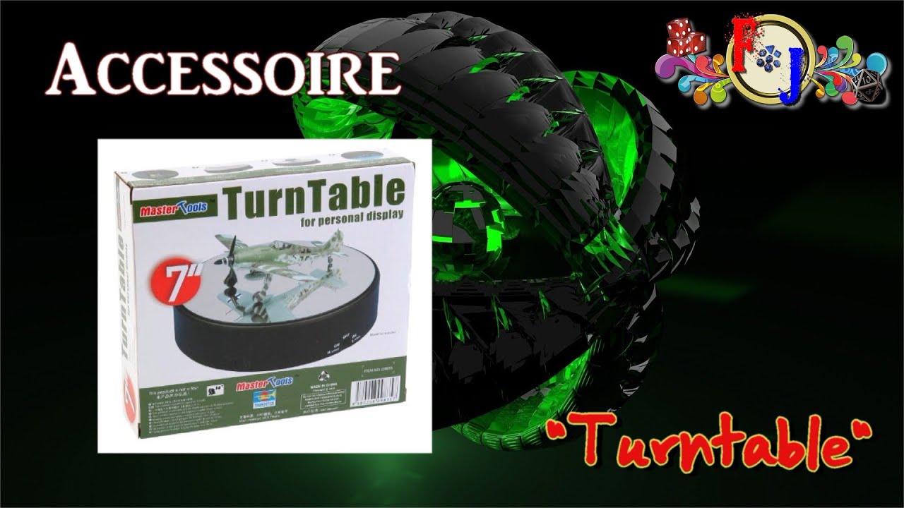 Présentation Master tools Turntable & Diaporama figurines - YouTube