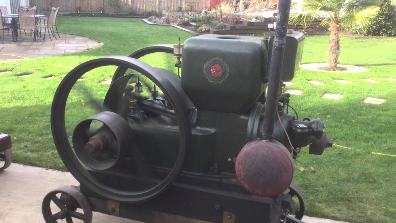 Ruston & Hornsby AP 6HP Stationary Engine - YouTube
