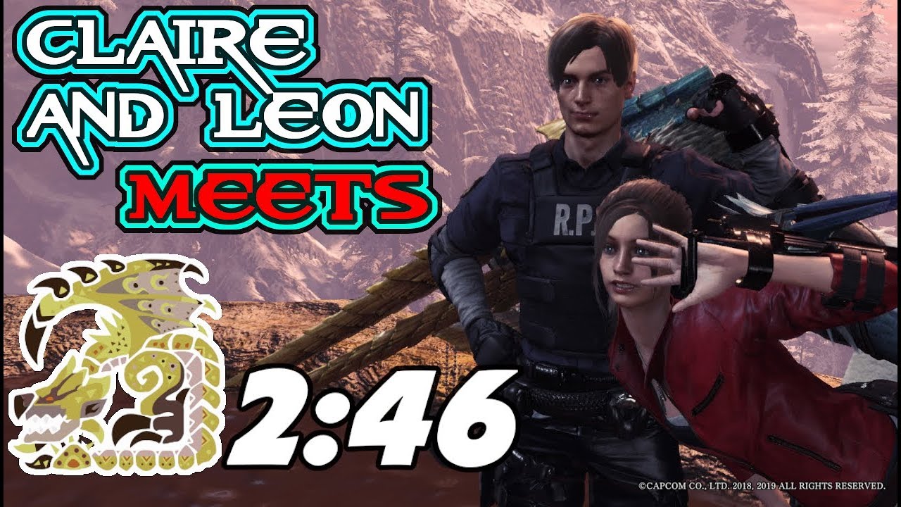 Monster Hunter World: Iceborne | Resident Evil Collaboration - LEON and ...