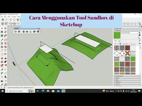 Cara Menggunakan Tool Sandbox di Sketchup - YouTube