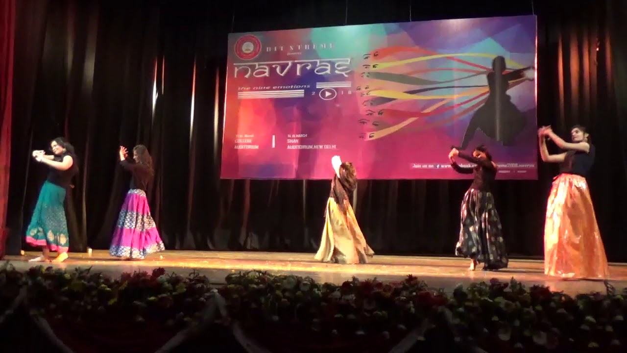 Glimpses of BIT Mesra Noida Cultural fest 2018 Navras - YouTube