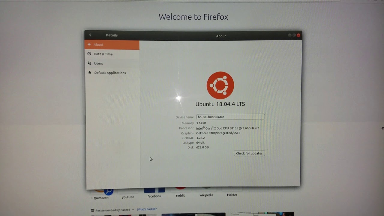 Modded a MAC to run UBUNTU Linux - YouTube