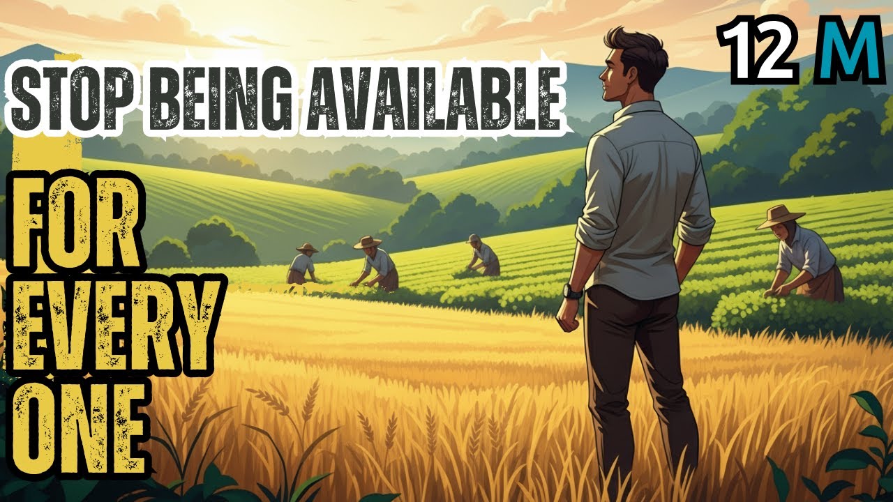 How To Stop Being Available To Everyone | A Motivational Story For Your ...