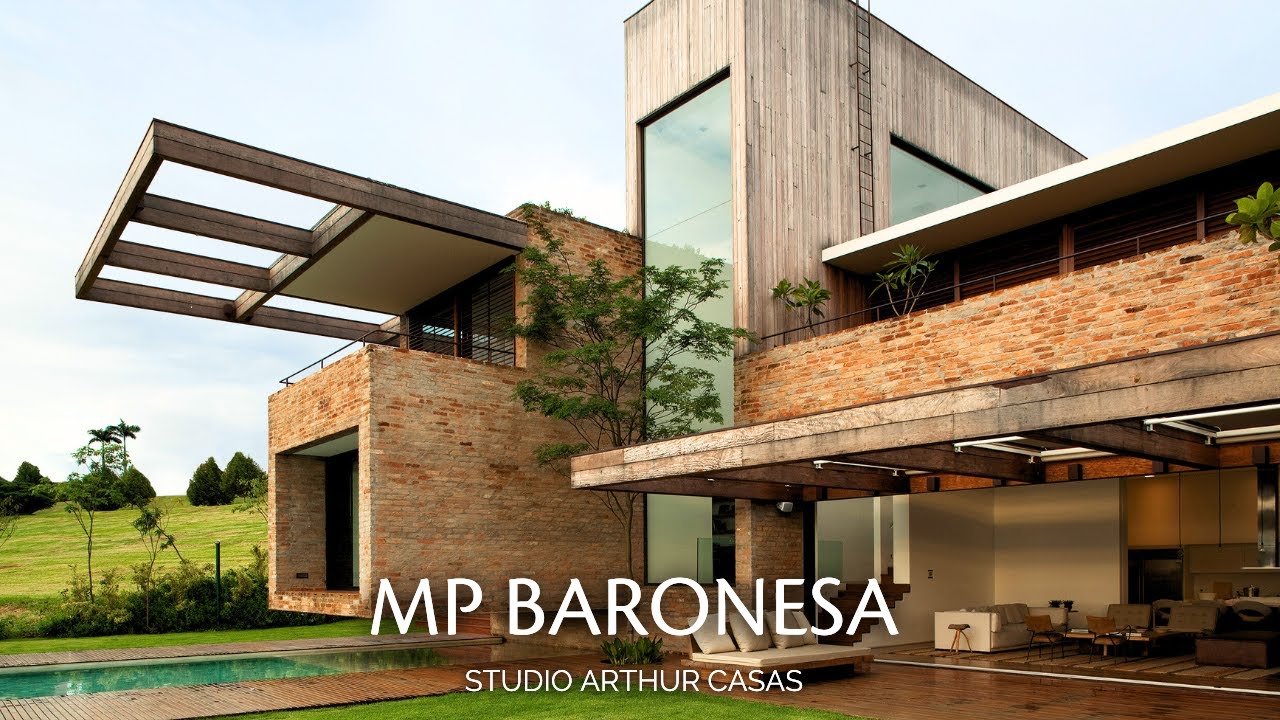 A Stepped Residence Blending with the Landscape - YouTube