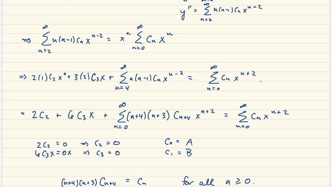Weber's Equation y'' = x^2y - YouTube