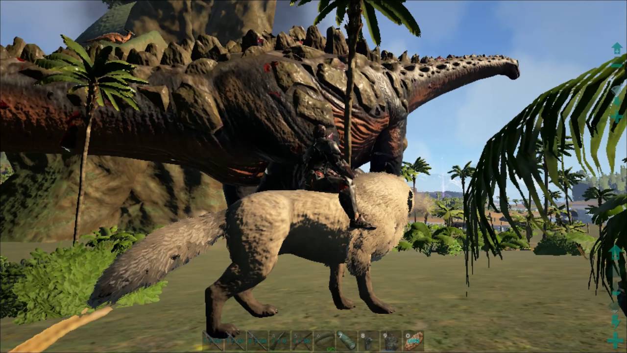 Ark: Survival Evolved - Titanosaurus Taming - YouTube