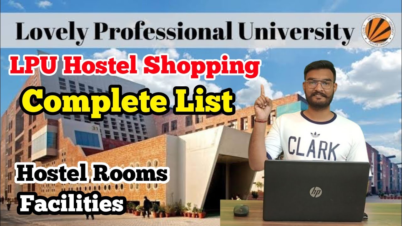 Hostel Shopping List for college Students |LPU Hostel Packing Complete ...