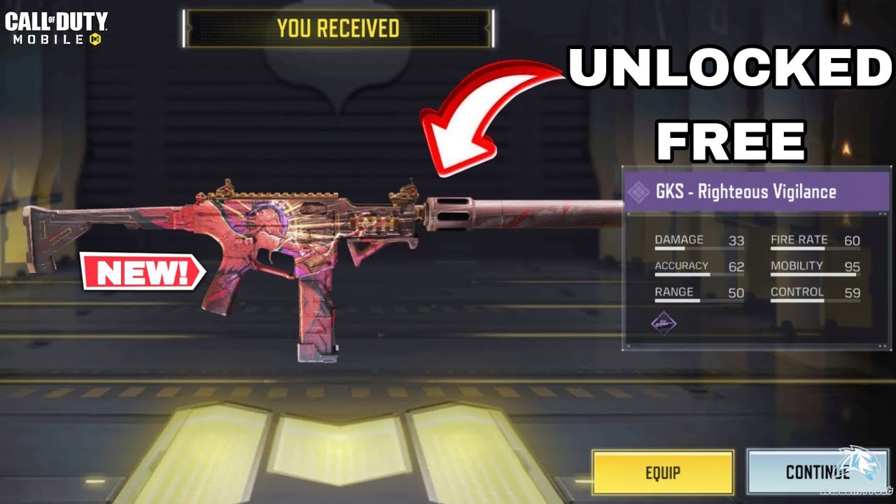 Unlocking GKS - Righteous Vigilance in Cod Mobile 2023 | How to Equip ...