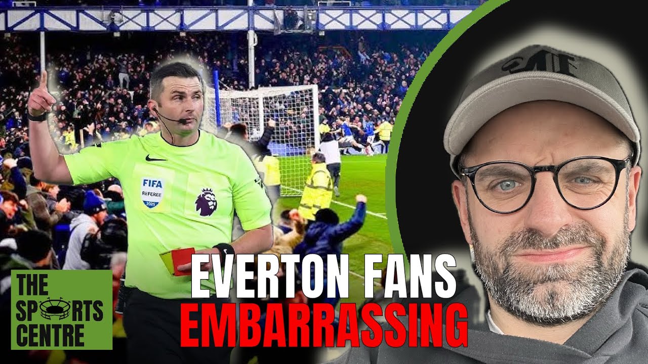 Everton Fans EMBARRASSING after 2-2 draw with Liverpool - YouTube