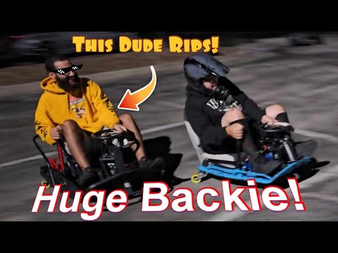 Modded 36v Crazy Cart . HUGE REVERSE ENTRY - YouTube