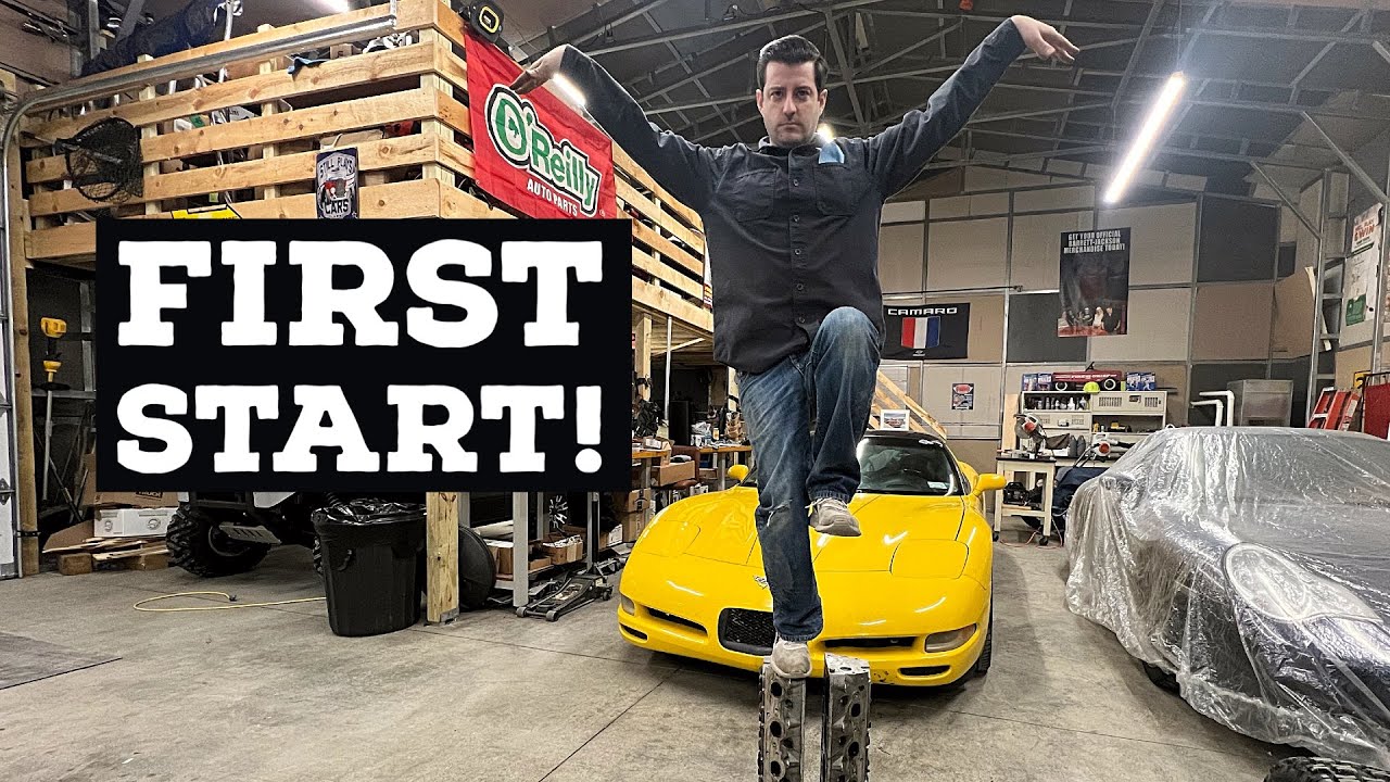 TRACK WEAPON CAM AND LS6 HEADS INSTALL: First Start, C5 Corvette Track ...