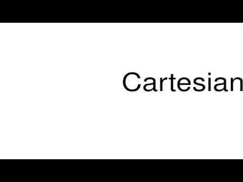 How to pronounce Cartesian - YouTube