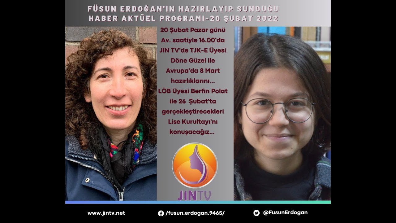 FÜSUN ERDOĞAN-JIN TV-AKTÜEL PROGRAMI-BERFİN POLAT - YouTube