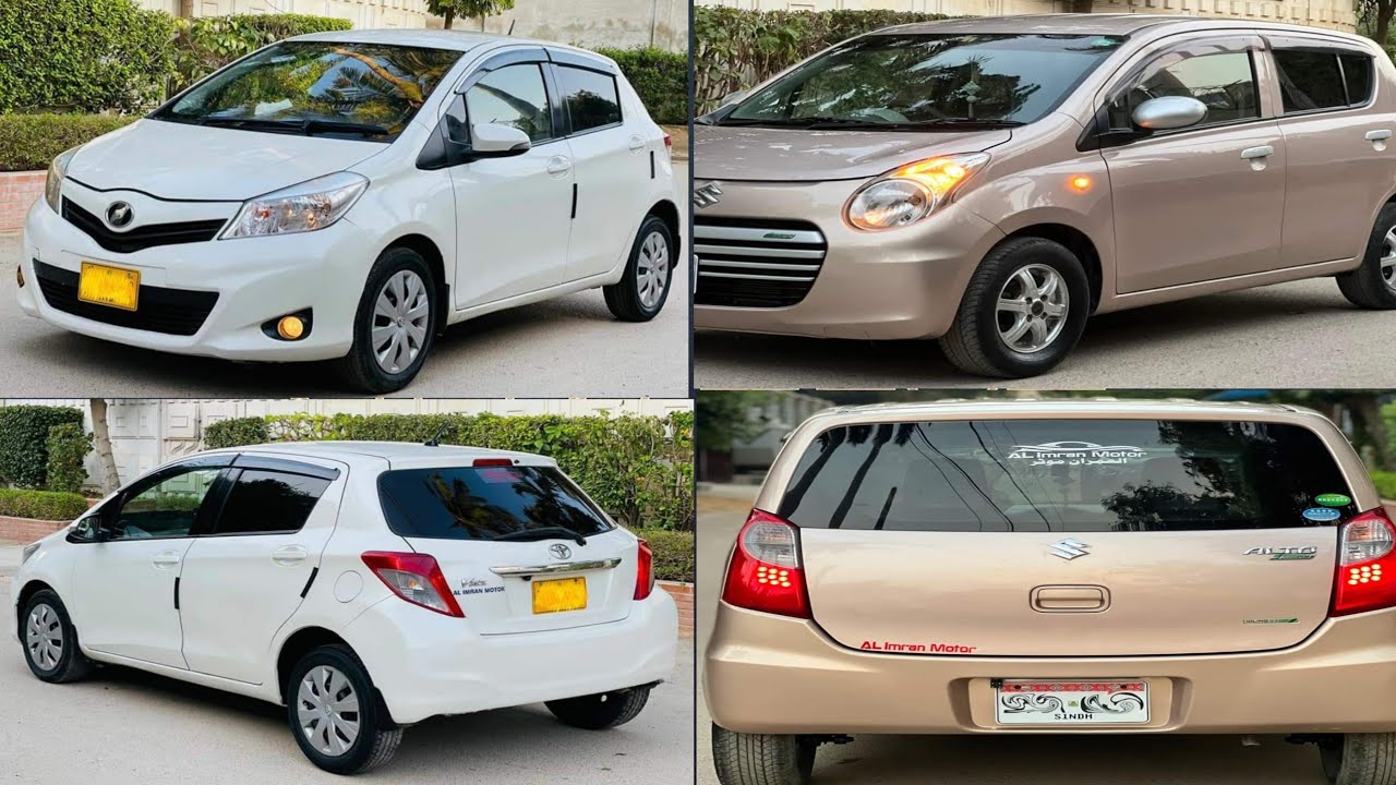 TOYOTA VITZ1.0cc2015 SUZUKI ALTO 660cc ECO IDIL 2017 FOR SALE - YouTube