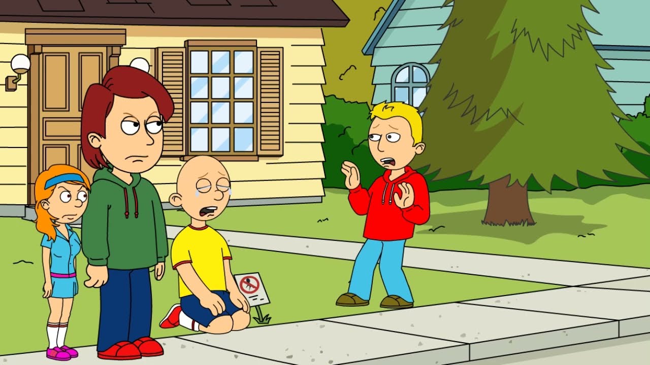 David bullies Caillou and Rosie/gets grounded by Boris - YouTube