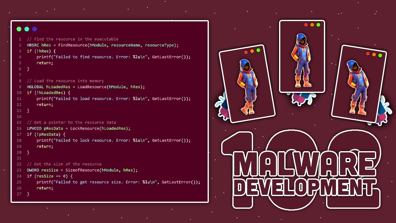 Malware development 102: Hiding Malware inside images - YouTube