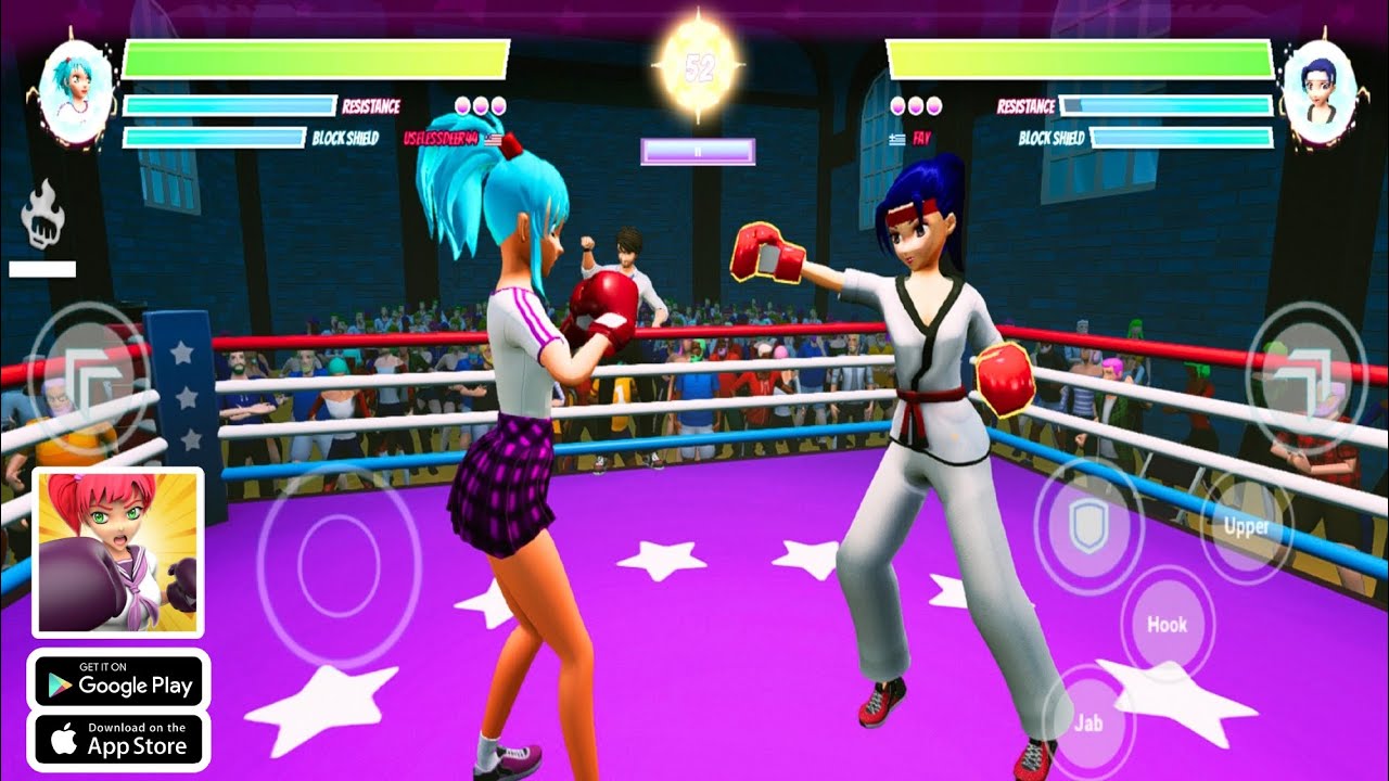 Boxing Babes II - Anime Boxing Star (Android, iOS) Mobile Gameplay ...