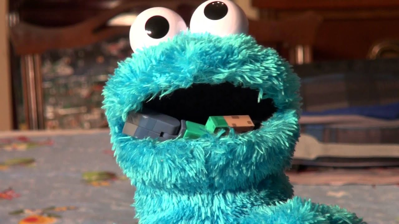 Cookie Monster Eating Cookies