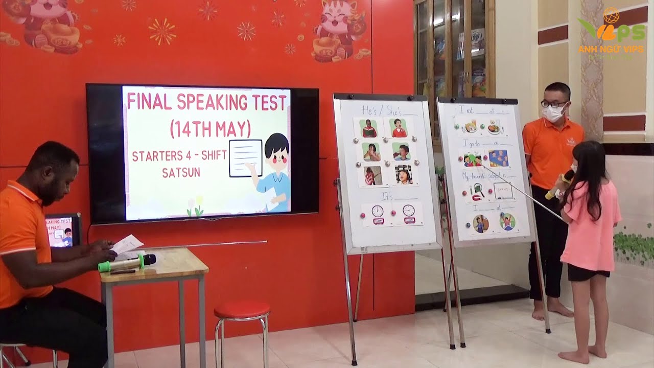 Speaking Test - Starters 4 - Hoang Yen - YouTube