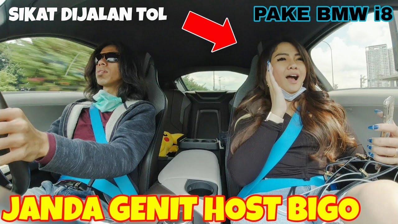 PRANK TAXI ONLINE BMW i8 JEMPUT JANDA TERNYATA HOST BIGO 😱 - YouTube