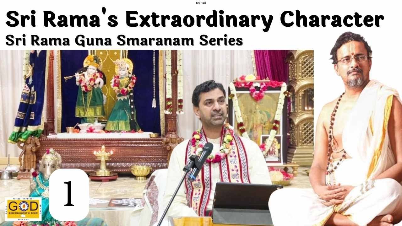 #1 Sri Rama's Extraordinary Character | Sri Rama Guna Smaranam Series ...