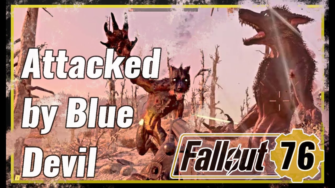 Fallout 76: A Blue Devil Attacked My Base - YouTube