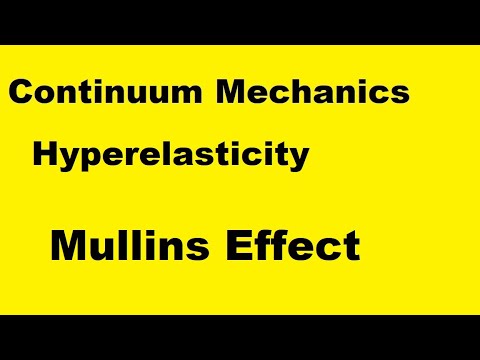 Mullins effect | Hyperelasticity || Continuum Mechanics - YouTube