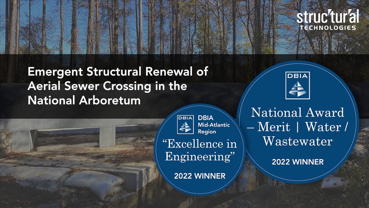 DC Water National Arboretum Aerial Sewer Crossing Renewal - YouTube