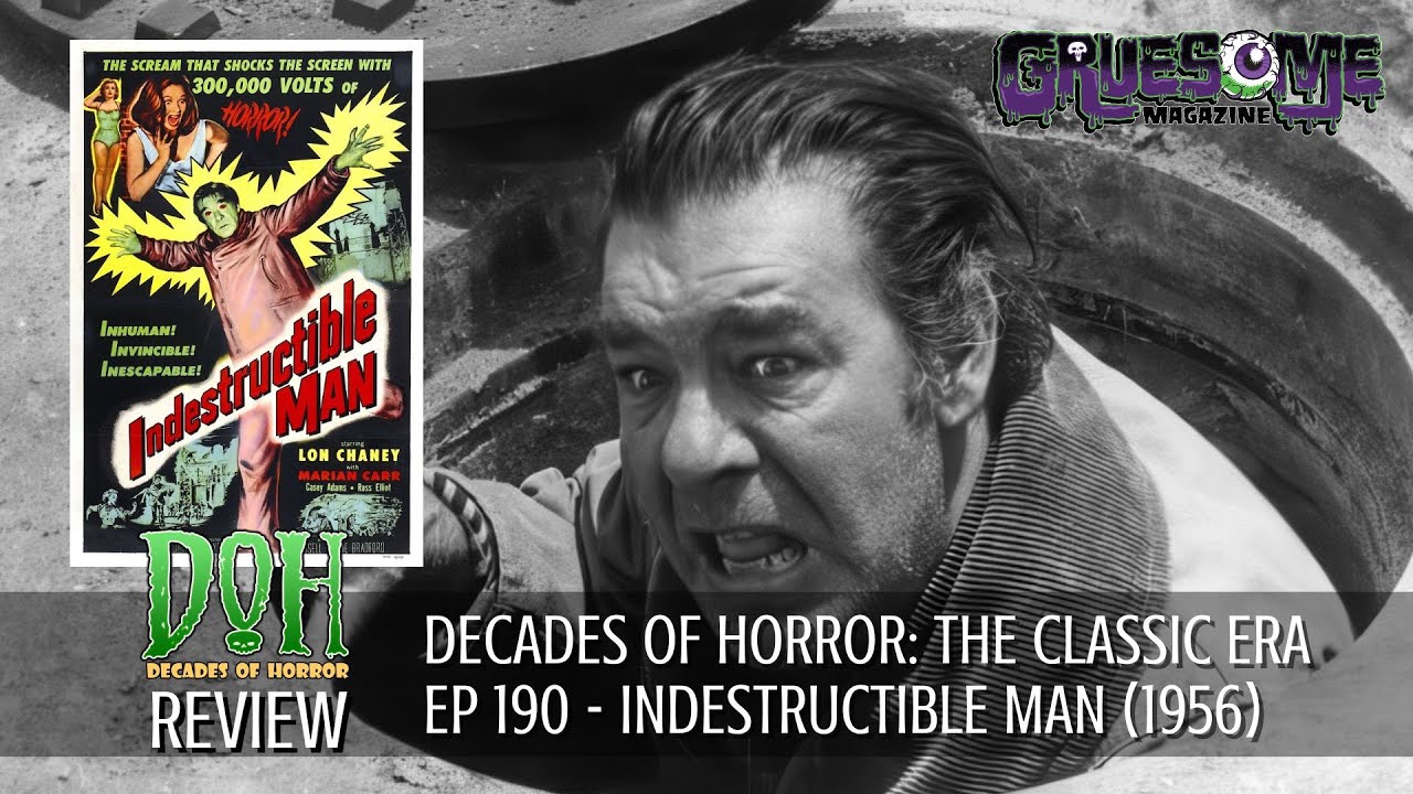 Review INDESTRUCTIBLE MAN (1956) - Episode 190 - Decades of Horror The ...