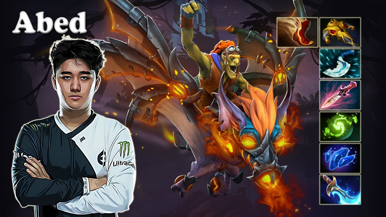 Abed - Batrider Midlane | Dota 2 7.32 Gameplay - YouTube