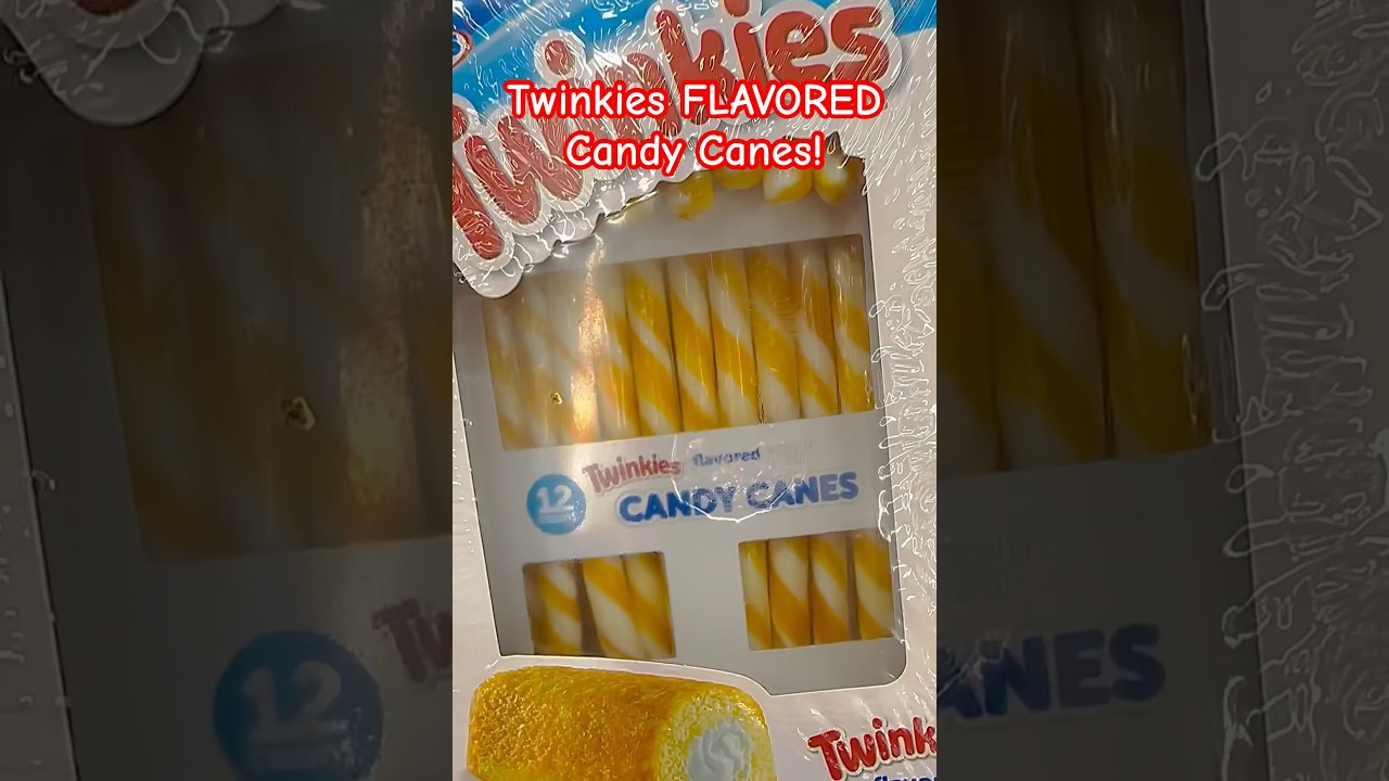 TWINKIES flavored CANDY CANES! Crazy fun! #candy @michaels - YouTube