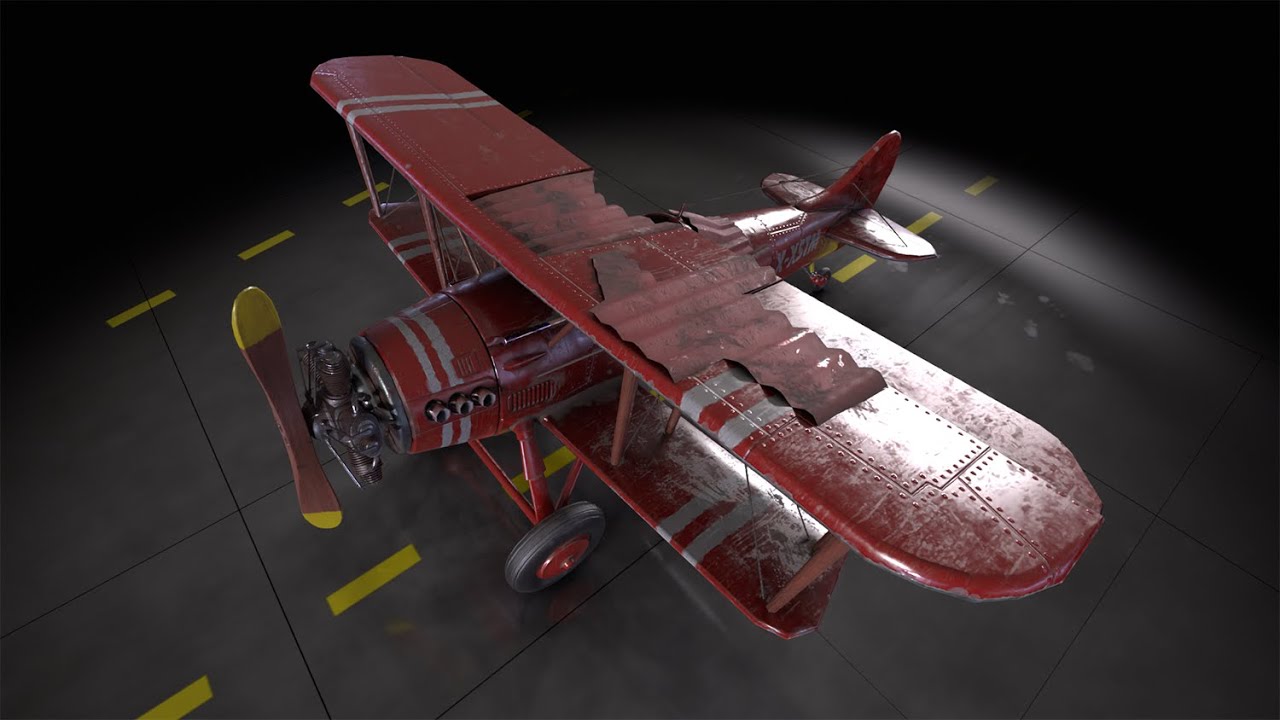 Biplane 3D Project - YouTube