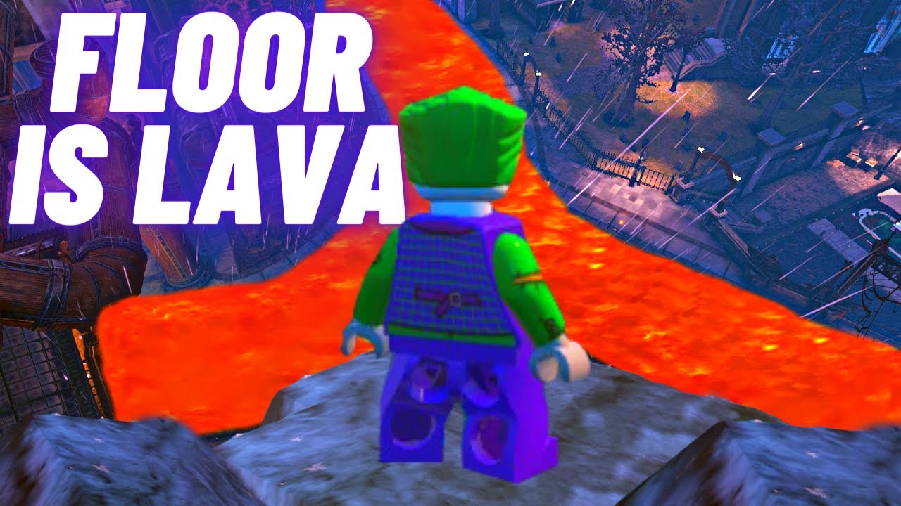 Lego DC Super Villains but the FLOOR IS LAVA - YouTube