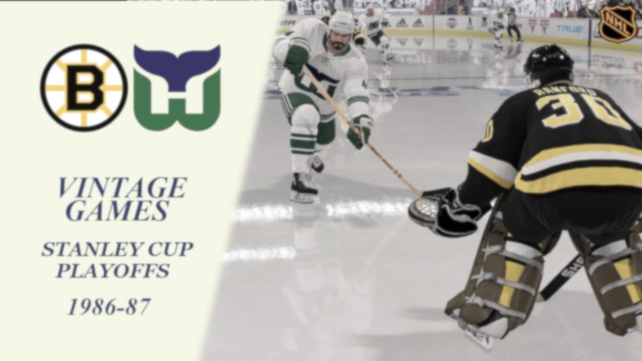 NHL 22 Adams Division Finals Game 4 Boston Bruins vs Hartford Whalers ...